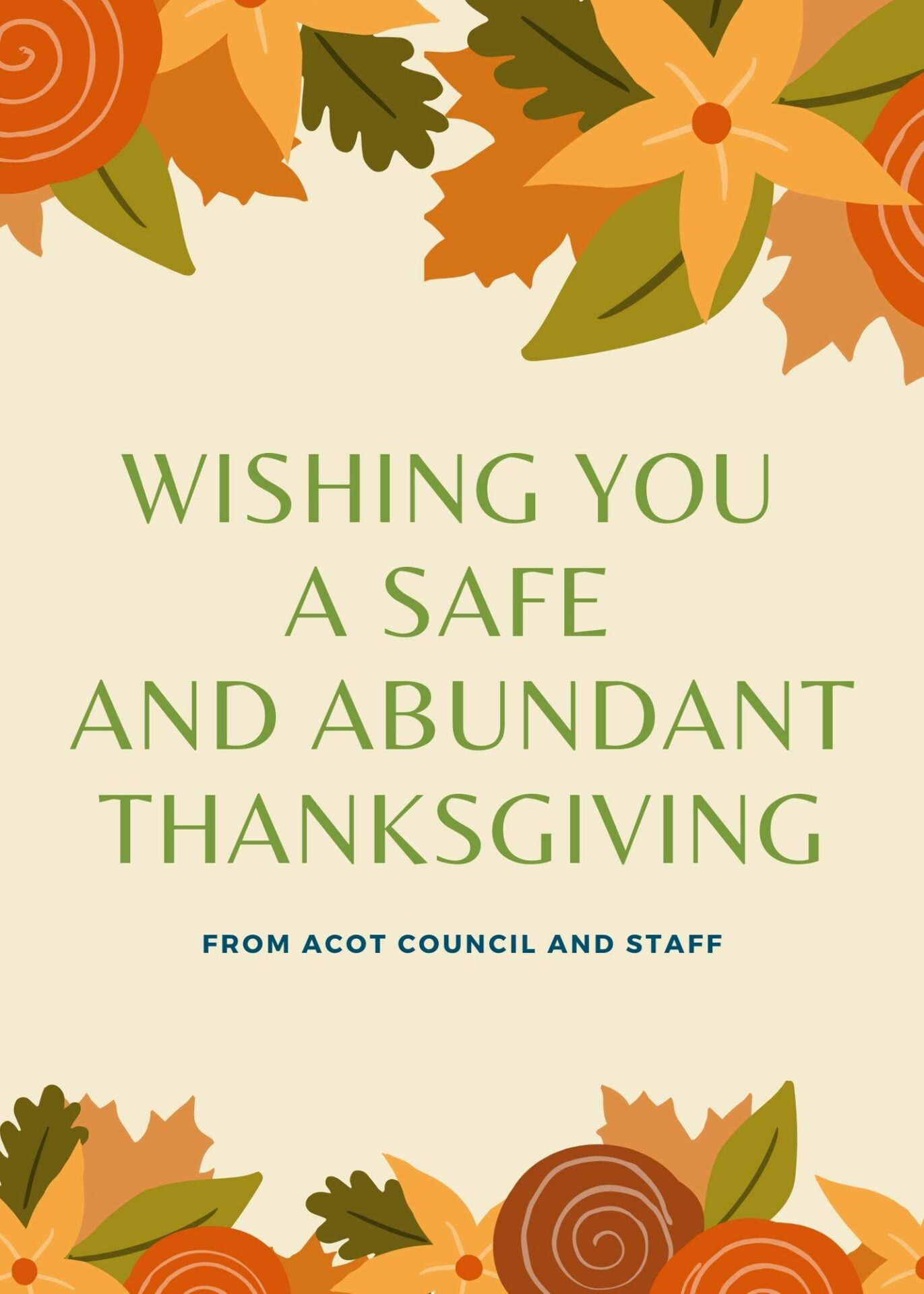 OT Month, Happy Thanksgiving & Office Closure - Alberta College of ...